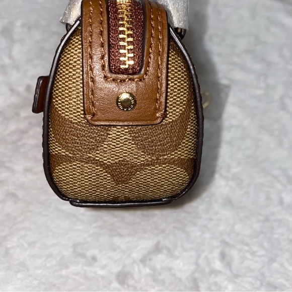 Coach | Accessories | Coach Mini Rowan Satchel Bag Charm In Signature ...